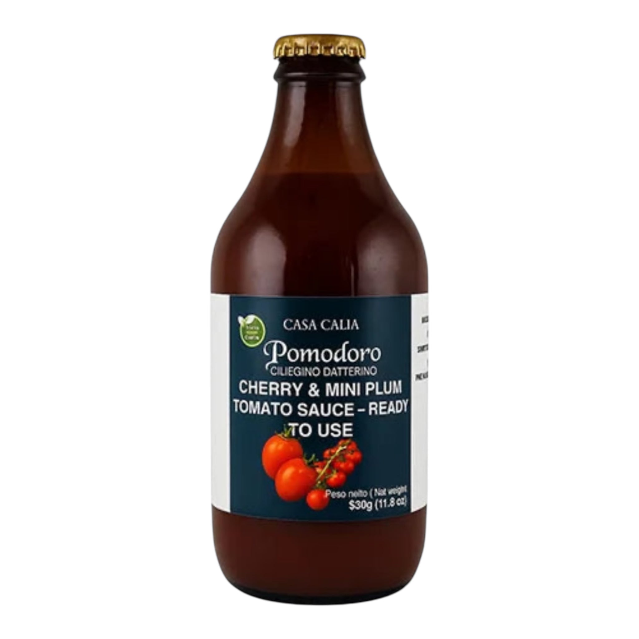 Ready for Use Cherry & Mini Plum Tomato Sauce (330g) by Casa Calia ...
